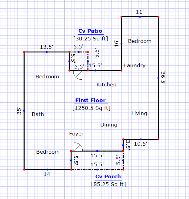 Fort_Worth_Texas_Square_footage_measure